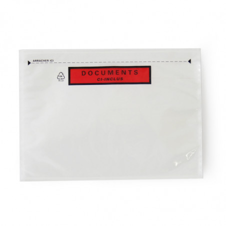Pochette pour colis - Pochette 'Documents ci-joints' - EMBAL PLUS